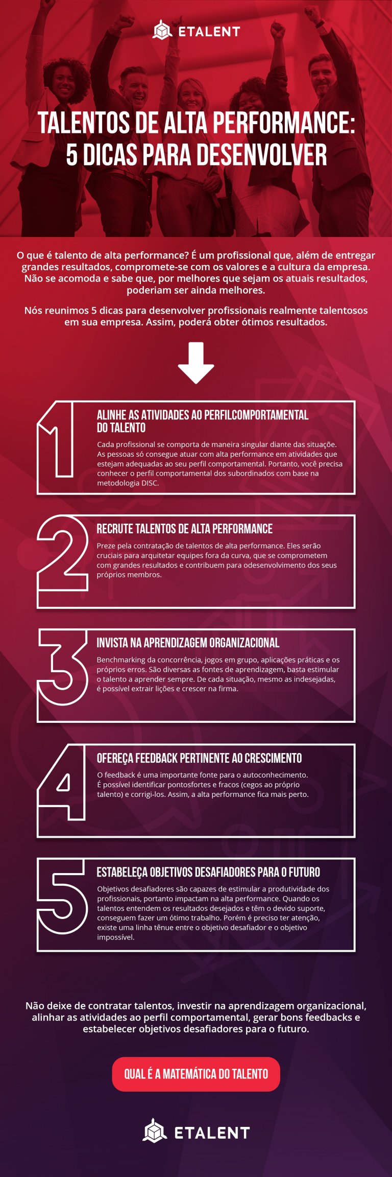 Talentos de Alta Performance: 5 dicas para desenvolver - ETALENT